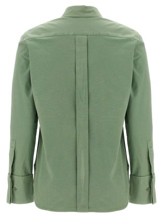 Max Mara Womens Bicolor Cotton Blouse