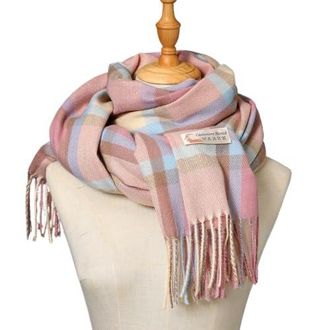 Generic Couverture Foulard Bandana Automne Homme &Eacute;pais &Eacute;charpe Hiver Chaud Plaid Frange Grand Ch&acirc;les, 01, 200X70CM