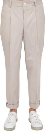HUGO BOSS Cropped Hosen Avorio - - Trousers - Herren - Beige - S