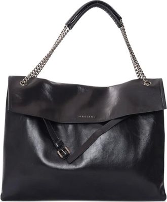 Orciani grand sac port&eacute; &eacute;paule Venus Gotham - Noir