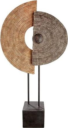 Gilde Deko Figur Skulptur - Dekoration stehend Kunstharz - Deko Wohnzimmer Geschenk Geburtstagsgeschenk für Frauen Männer - Mehrfarbig Höhe 71 cm