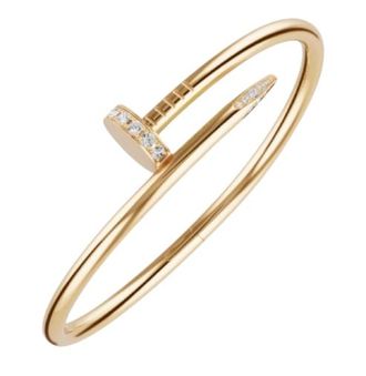 Cartier Diamond Set Yellow Gold Just Un Clou Bracelet