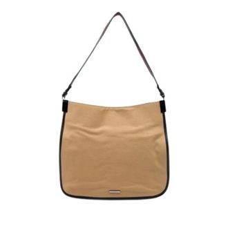 Gucci Pre-owned Vintage Canvas Schultertasche - - Pre-owned - Damen - Beige - ONE SIZE