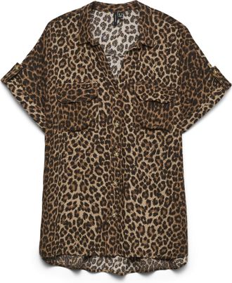 Vero Moda Vmbumpy Ss Shirt AOP WVN Ga Noos