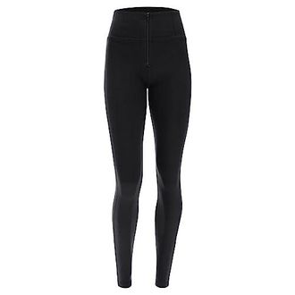 Freddy WR.UP Pantalon Push up WR.UP Taille Haute Coupe Skinny, en Coton Biologique, Noir, Medium