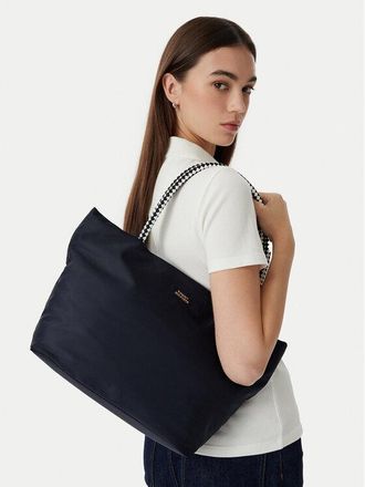 Tommy Hilfiger Handtasche Th Marina Hobo/Tote Nylon AW0AW18862 Dunkelblau