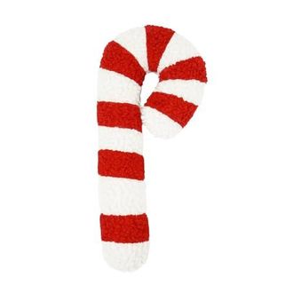 Generic Coussin en peluche, coussin de No&euml;l pour canap&eacute;, coussin de No&euml;l en forme de canne &agrave; sucre dorge - Coussin color&eacute; et flexible comme d&eacute;coration de la m