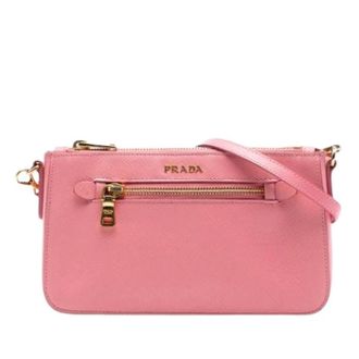 Prada Pre-owned Saffiano Umh&auml;ngetasche - - Pre-owned - Damen - Rosa - ONE SIZE