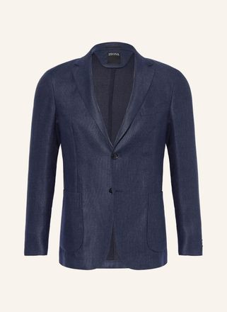 Ermenegildo Zegna Zegna Sakko Slim Fit Mit Leinen blau