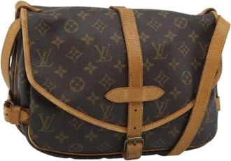 Louis Vuitton Sac bandouli&egrave;re Saumur 30 Pre-owned - Femme - Pre-owned - Brun - Taille: ONE Size