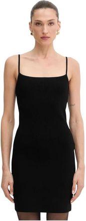 Michael Kors Robe en maille stretch - Femme - Robes - Noir - Taille: 44 FR
