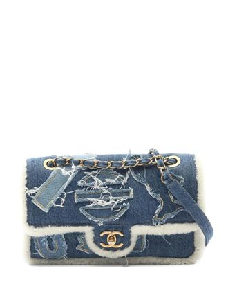 Chanel sac port&eacute; &eacute;paule Egyptian (2019) - Bleu