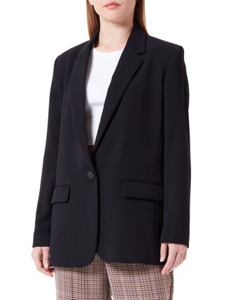 Sisley Sisley Damen 26QSLW00M Jacket, Black 100, 32