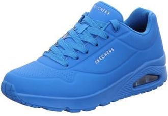 Skechers Uno Stand on Air Baskets Homme, Blue Durabuck Mesh, 41 EU