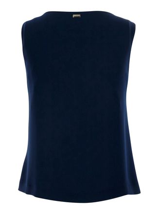 Herno Womens Top Cady Blue Polyester Tops