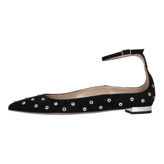 Aquazzura Suede Ballerinas - - Shoes - Damen - Schwarzk - 37 EU