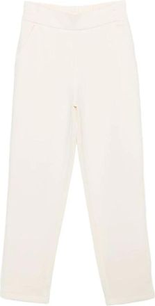 Emporio Armani Femme, Pantalons, Beige, Taille: 38 FR Comfort Double Jersey Pantalons