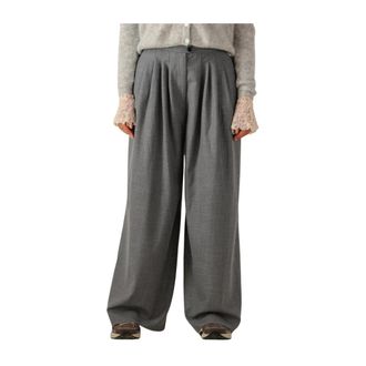 Edited Graue Sandy Hose f&uuml;r Frauen - - Trousers - Damen - Grau - S