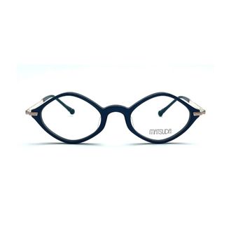 Matsuda Navy Rose Gold Diamant Brille - - Accessories - Damen - Blau - ONE SIZE