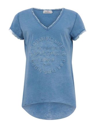 Zwillingsherz T-Shirt Positive Mind (1-tlg) Weiteres Detail