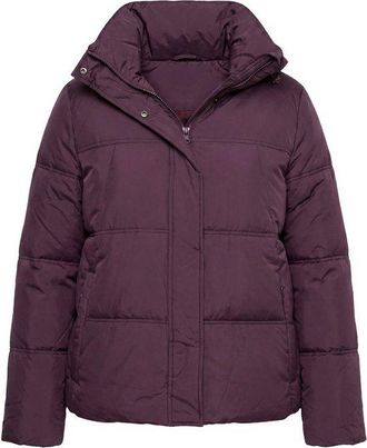 Ulla Popken Steppjacke HYPRAR Steppjacke Oversized Kapuze Zipptaschen