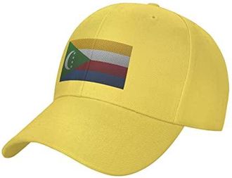 Generic Casquettes Sports Drapeau des Comores Chapeau De Golf Respirant,Anti UV Casquette Trucker pour Camping Cyclisme Homme
