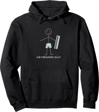 Whyitsme Design Lustiger Herren Keyboard Guy, Boy Keyboard Player Pullover Hoodie