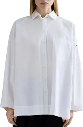 Replay Femme, Blouses et Chemises, Blanc, Taille: 38 FR Camisa W2369