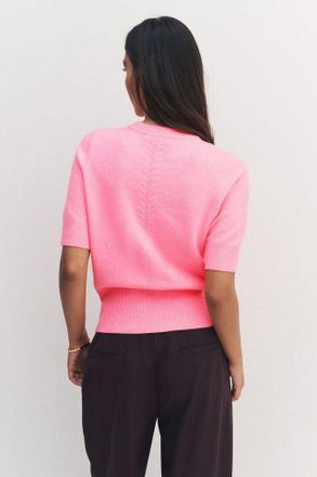 Next Strickpullover Kurz&auml;rmeliges, superweiches Stricktop, Kurzgr&ouml;&szlig;e (1-tlg)