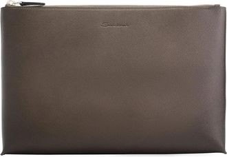 Santoni Businesstaschen & Reisegep&auml;ck - Ipad Case - Gr. unisize - in Braun - f&uuml;r Damen