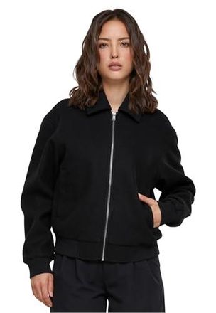 Urban Classics Ladies Boxy Jacket, Jacket Femme, Black