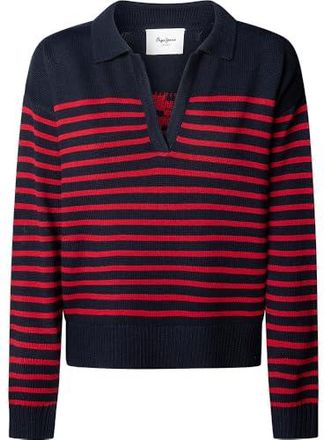 Pepe Jeans London Carlina Tricot, Bleu Dulwich, M Femme