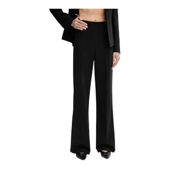 Patrizia Pepe Pantalon large - Femme - Pantalons - Noir - Taille: 38 FR