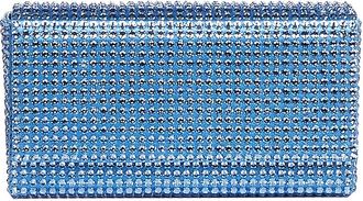 Amina Muaddi Clutch - Blau