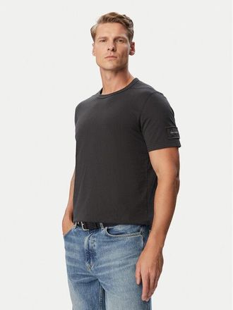 Calvin Klein Jeans T-Shirt LV04RJ206G Dunkelbraun Regular Fit