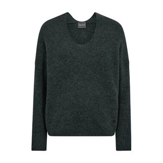 Mos Mosh MOS Mosh, Femme, Pulls, Noir, Taille: 40 FR Pull &agrave; col en V MMThora Style