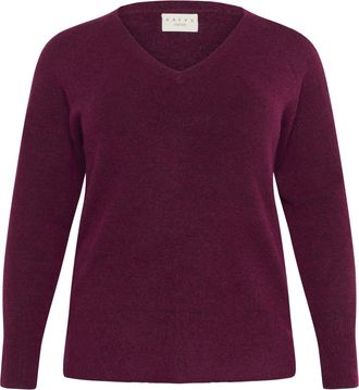 Kaffe Curve Strickpullover KCniela S, Windsor Wine S