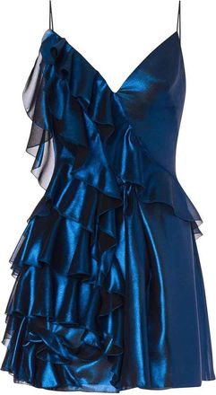 Alberta Ferretti Knielanges Kleid - Blau