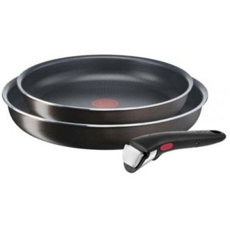 T-fal ingenio easy plus set bratpfannen, + abnehmbare griff 24/28cm - l1509202 - 3168430327665