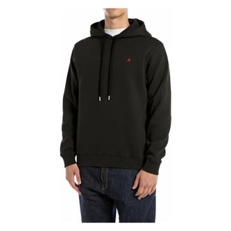Replay Basic Hoodie - - Sweatshirts & Hoodies - Herren - Schwarzk - XS