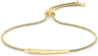 Calvin Klein Bracelet en chaîne pour Femme Collection ELONGATED DROPS en Acier inoxidable