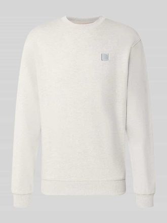 Scotch & Soda Regular Fit Sweatshirt aus reiner Baumwolle mit Label-Patch
