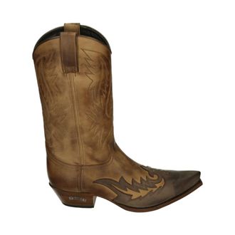 Sendra Braune Leder-Herrenstiefel - - Shoes - Herren - Braun - 45 EU
