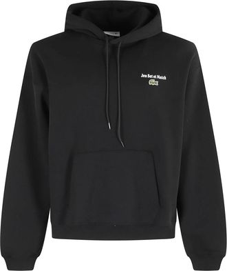Lacoste Homme, Sweatshirts et sweats &agrave; capuche, Noir, Taille: M Jeu Set et Match Back Print Sweat &agrave; capuche