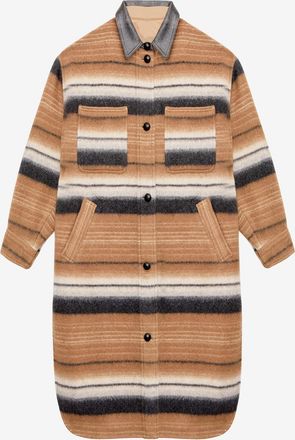Isabel Marant Manteau Djila - Femme - Camel - Taille T0 - Marant &Eacute;toile