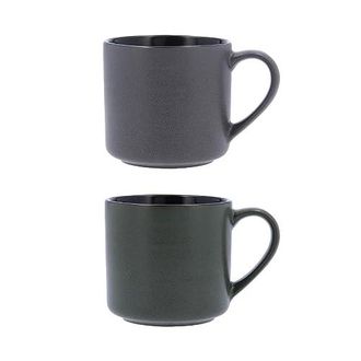 Bidasoa Dark Moon Tasse, Keramik, sortiert, 54 cl, Grau