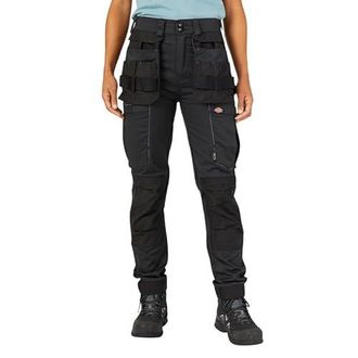 Dickies Pantalon de travail performance pour femme, noir, 36