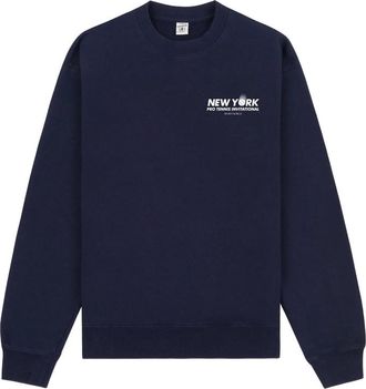 Sporty & Rich Text-print Crew-neck Sweater