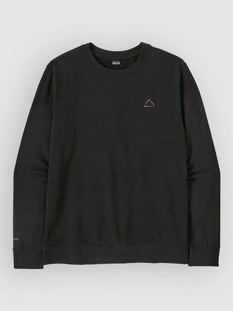 Patagonia Fitz Roy Massif Daily Crew Sweat noir