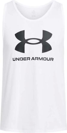 Under Armour Homme, Sport, Blanc, Taille: XL Sportstyle Logo Tank